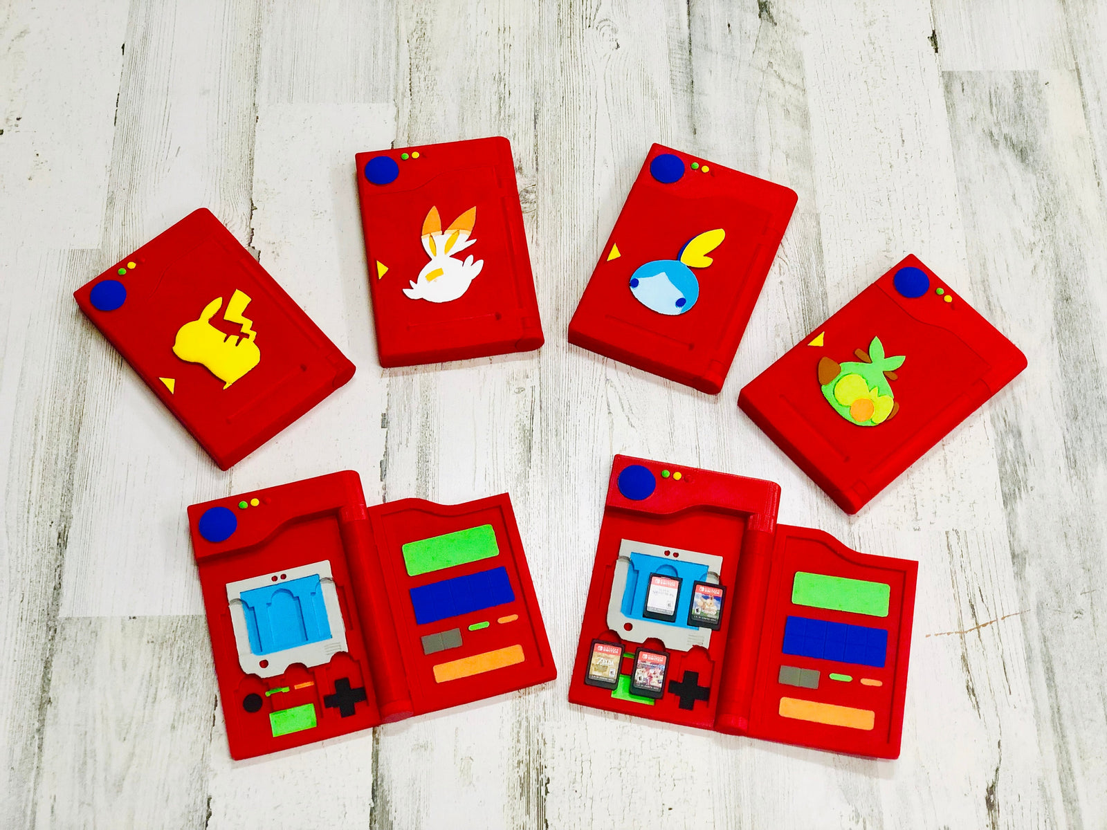 Pokedex Nintendo Switch Game Case 3D Printed Cosplay Fan Art Senpai3D