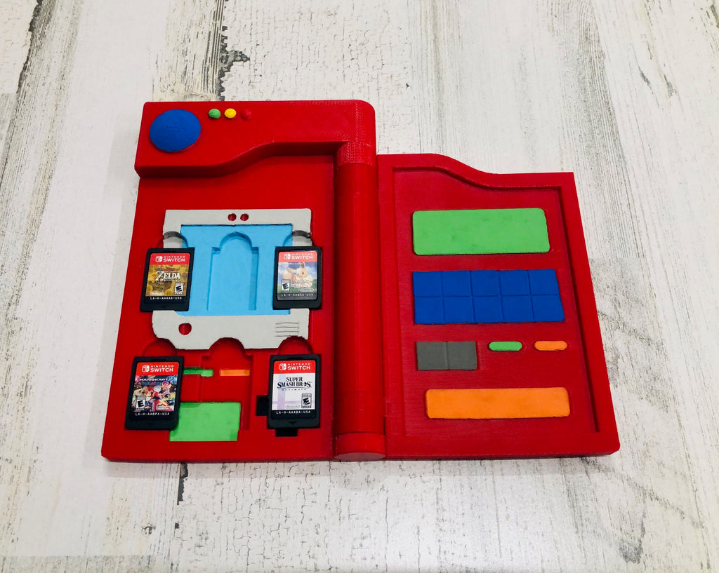 Pokedex Nintendo Switch Game Case 3D Printed Cosplay Fan Art Senpai3D